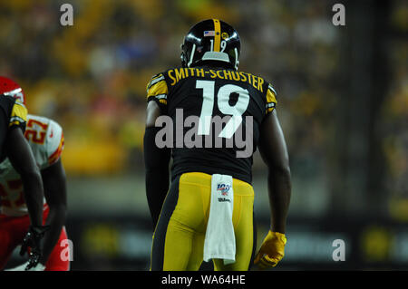 August 17th, 2019: JuJu Smith-Schuster #19, and James Conner #30 during ...