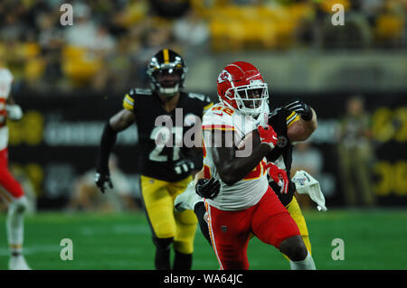 August 17th, 2019: Deon Yelder #82 during the Pittsburgh Steelers vs ...