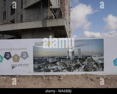 The new ecological city of Zenata, near Casablanca, in Marocco is about ...