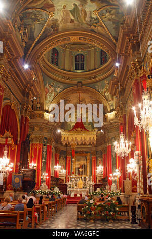 The interior of St. Joseph Parish Catholic Church in Gasan Marinduque ...