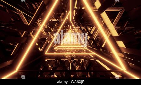 abstract glowing golden triangle wireframe background walpaper 3d ...