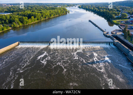 Federal Dam at Troy, New York, USA Stock Photo - Alamy