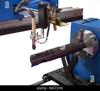 gas pipe joint isolated on white background Stock Photo - Alamy