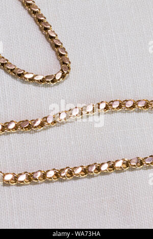 Vintage Gold Turkish Rope Chain Still Life Stock Photo - Alamy