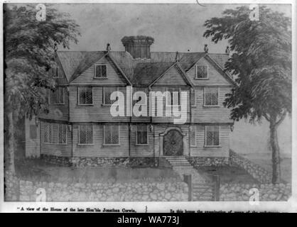 A View of the house of the late Hon'ble Jonathan Corwin (Judge of the ...