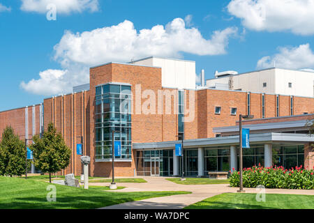 MENOMINEE, WI/USA - AUGUST 17, 2019: Memorial Student Center on the ...