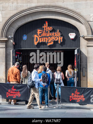 Edinburgh Dungeon Scotland UK Stock Photo - Alamy