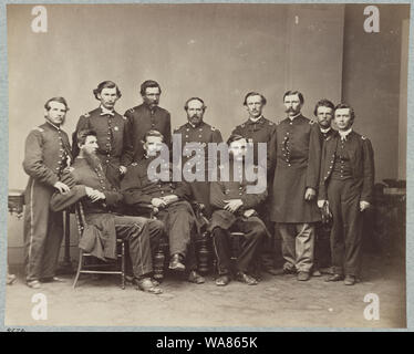 Bvt. Brig. Gen. Daniel Dustin and staff, Civil War Photographs 1861 ...