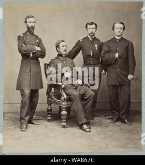 Bvt. Maj. Gen. W. F. Barry and staff Stock Photo - Alamy