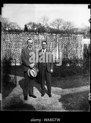 A formal portrait of Calvin Coolidge, the 30th president of the United ...