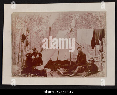 Camp Lake Bennett Stock Photo - Alamy