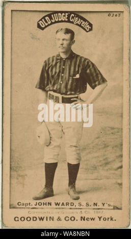 Capt. John Ward, New York Giants, baseball card portrait Stock Photo ...