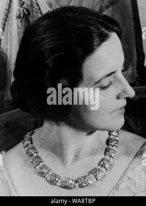 Portrait of Carlotta Monterey O'Neill, actress and wife of playwright ...