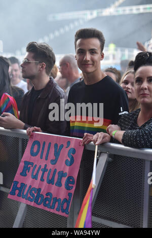 Years & Years performing in concert at Scarborough Open Air Theatre ...
