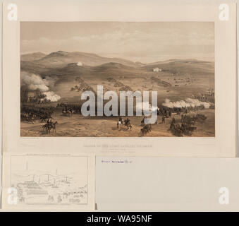 Charge of the light cavalry brigade, 25th Oct. 1854, under Major ...