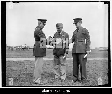 U.S. Army Chief of Staff Malin Craig showing Cuban soldier Fulgencio ...