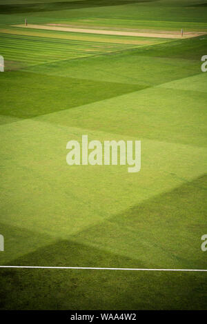 Cricket pitch boundary rope Stock Photo - Alamy