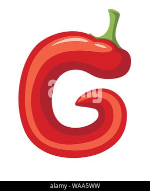 Illustration of Vegetables Alphabet, a Red Letter Z and a Zucchini ...