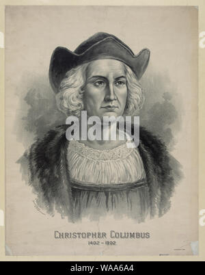 Christopher Columbus, 1492-1892 Stock Photo - Alamy