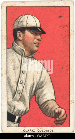 Clarke, Columbus Team, baseball card portrait Stock Photo - Alamy