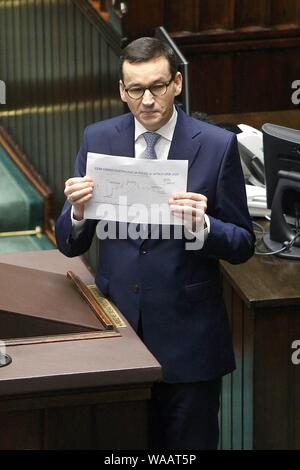 Pictured: Prime Minister of Poland Mateusz Morawiecki Stock Photo - Alamy