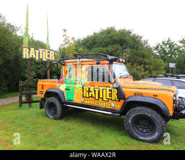 Penhallow, Cornwall, UK. 13th Aug, 2019. Fermenting vats with Rattler ...