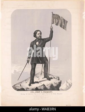 A portrait of John C. Fremont, explorer, military officer, and ...