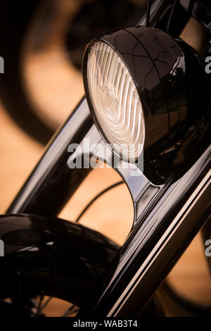 Color image of a modern motorcycle headlight Stock Photo - Alamy