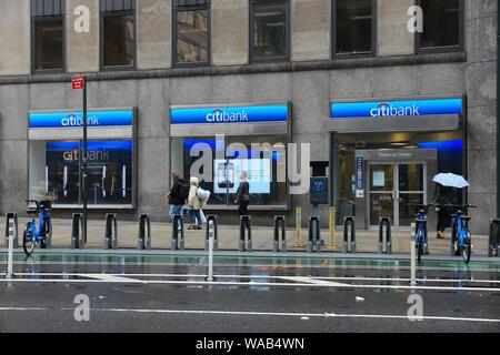 Citibank branch in Manhattan, New York City Stock Photo: 47571652 - Alamy
