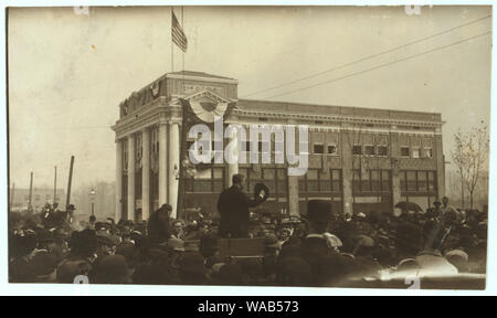 Col. Roosevelt addressing the crowd at Corey on the occasion of the N.C ...