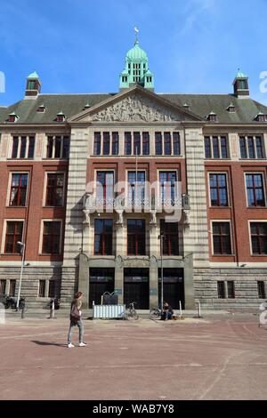 Amsterdam stock Exchange building at Beursplein in the Dutch capital ...