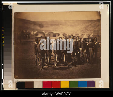 Colonel Doherty and the Officers of the 13th Light Dragoons 1855 Stock ...