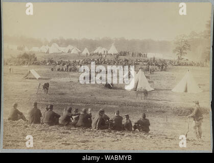 Confederate prisoners captured in the Battle of Front Royal being ...
