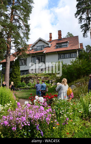 Exterior of 'Ainola', the home of Jean Sibelius, 287322 Ainolankatu FIN ...