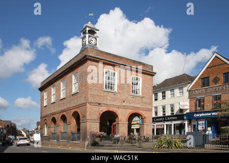 REIGATE OLD TOWN HALL CLOCK AND BELL TOWER, REIGATE, SURREY Stock Photo ...