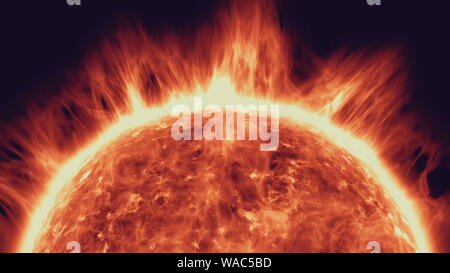 eruption - solar flare Stock Photo - Alamy
