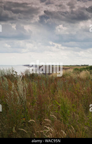 Mappleton village and sea defences, East Riding of Yorkshire, 2014 ...