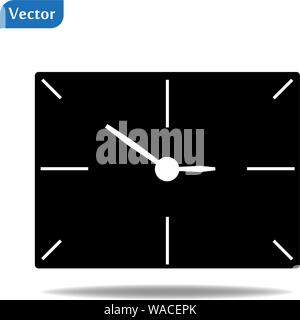 Clock modern icon. Simple illustration of clock modern vector icon for ...