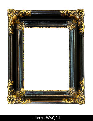 Rectangular old frame isolated included clipping path Stock Photo - Alamy