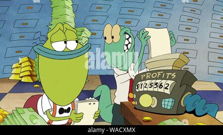 ROCKO'S MODERN LIFE: STATIC CLING, US poster, from left: Heffer Wolfe ...