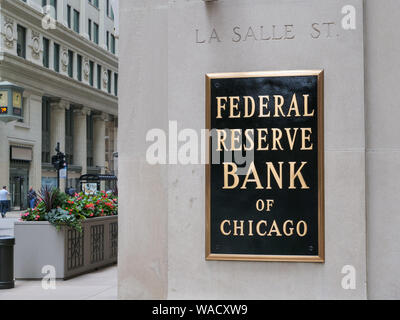 The Federal reserve bank of Chicago Illinois USA Stock Photo - Alamy