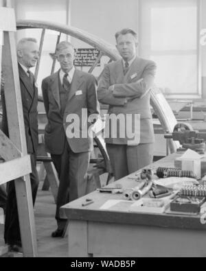 Donald Cooksey, Robert Sproul, and Ernest Orlando Lawrence Stock Photo ...