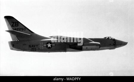 A3D-2 Skywarrior of VAH-1 in flight 1959 Stock Photo - Alamy