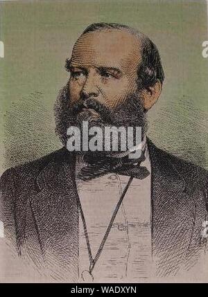 Dr. Alfred Escher 1877 Stock Photo - Alamy