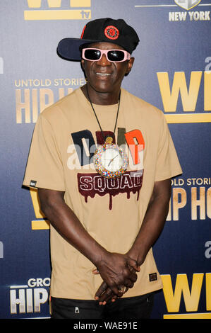 Rapper Flavor Flav attends the Growing Up Hip Hop, New York and Untold ...