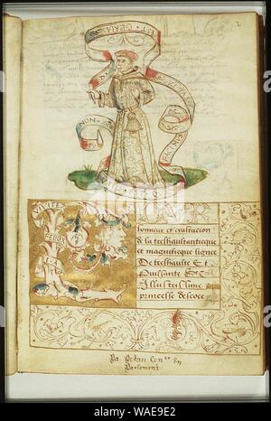 The drawing of a nobleman from Jean Lemaire de Belges' 'Genealogie de ...