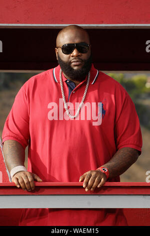 Rapper Rick Ross on-set at the Mack 10 ft. Lil Wayne, and Rick Ross "So ...