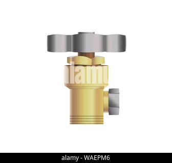 pipeline water gas meter cartoon. consumption flow, tank reading, use ...