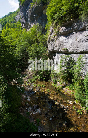 River Bourne Gorges da la Bourne Vercors Regional Natural Park France ...