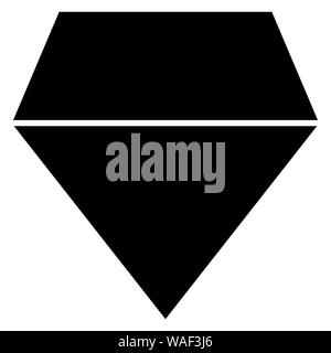 Diamond icon in circle. Diamond vector icon. Gemstone symbol. Perfect ...